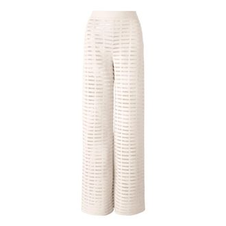 Genny Hose - - Trousers - Damen - Wei&szlig; - L
