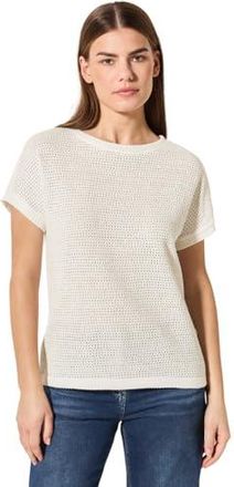 Cecil B323357 T-Shirt, Vanilla White, S Femme
