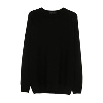 low brand Round-Neck Strickwaren - - Knitwear - Herren - Schwarzk - XL