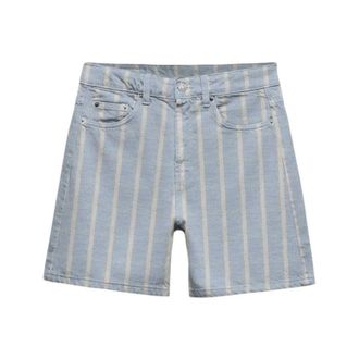 MC2 Saint Barth Gestreifte blau-wei&szlig;e Shorts - - Shorts - Damen - Blau - L