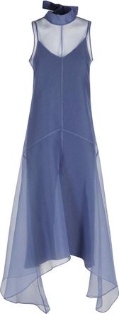 Staud Staud, Femme, Robes, Bleu, Taille: 38 FR Auden Long Dress