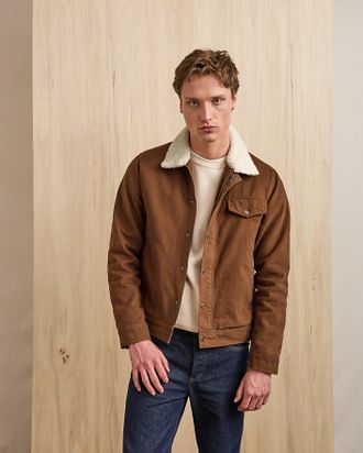 Faguo Blouson coton camel