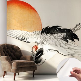 Tulup Carta Da Parati Adesiva - Fotomurale - Facile Da Applicare - Per La Soggiorno - Camera Da Letto - Elegante Gru 250x250 Cm