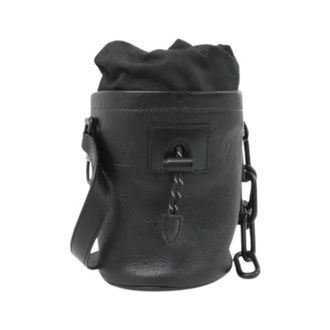Louis Vuitton Pre-owned Sac Nano Bandouli&egrave;re Monogram Shadow Chalk - Femme - Pre-owned - Noir - Taille: ONE Size