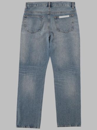 Frame Denim Straight-Leg Cotton Denim Jeans - Blue