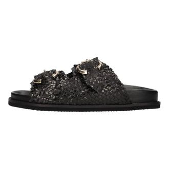 Emanuelle Vee Leder-Mules - - Shoes - Damen - Schwarzk - 41 EU