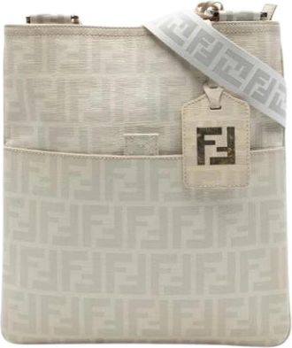 Fendi Sac bandouli&egrave;re vintage Pre-owned - Femme - Pre-owned - Beige - Taille: ONE Size