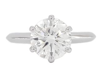 Verde 2.5ct IGI Certified Lab-grown Round Brilliant Cut Diamond Ring
