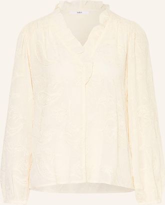BA&SH Ba&Sh Bluse Petty Mit R&uuml;schen weiss