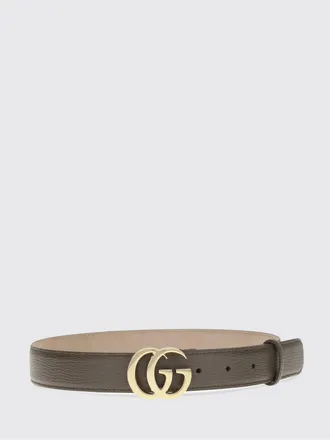 Gucci Ceinture en cuir avec boucle bijou en laiton et zircone