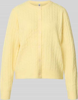 Pieces Regular Fit Strickjacke mit Woll-Anteil Modell SILLY