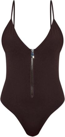 The Attico Femme, Maillots de bain, Brun, Taille: 38 FR Maillot de Bain Une Pi&egrave;ce