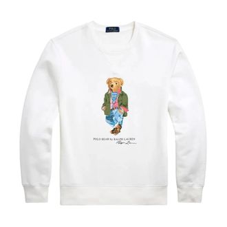 Polo Ralph Lauren Lang&auml;rmeliges Sweatshirt - - Sweatshirts & Hoodies - Herren - Wei&szlig; - 2XL