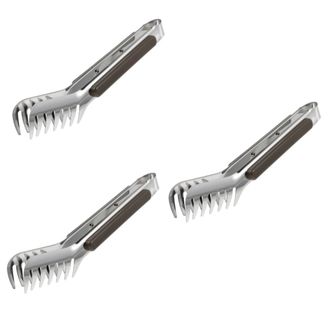 Cabilock 3 Stck. Pasta-clips Fisch Taco-halter Nudelzange K&uuml;che Toaster Utensil Nudelkrallen Pinzette K&uuml;che L&ouml;ffel K&uuml;chenpinzette Greifklammern F&uuml;r Tellertelle