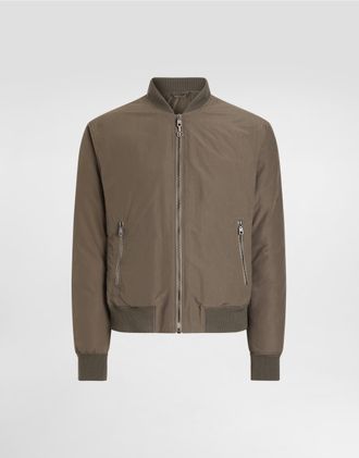 Dolce & Gabbana Bomberjacke Aus Gepolstertem Canvas - Mann M&auml;ntel Und Jacken 54