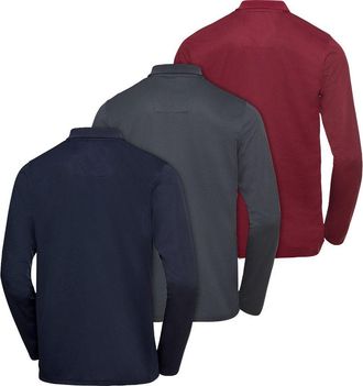 Regatta Professional Langarm-Poloshirt (Set, 3er-Pack) Hervorragender Feuchtigkeitstransport