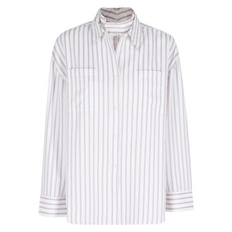 Essentiel Femme, Blouses et Chemises, Multicolore, Taille: 36 FR Janna Shirt w Embellished Bib