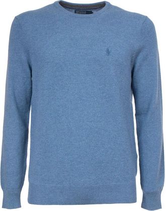Polo Ralph Lauren Homme, Pulls, Bleu, Taille: XL Pull en maille &agrave; col rond