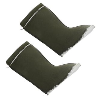 UPKOCH Doublures Amovibles &Eacute;tanches pour Bottes de Pluie Hommes et Femmes, Int&eacute;rieur Thermique &Eacute;pais en Coton Vert Militaire, Protection Hiver Travail Ext&eacute;ri