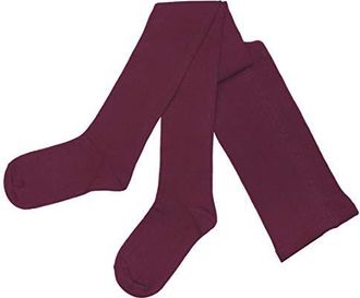 Weri Spezials Collants femme en coton opaque de plusieurs couleurs - tendance et classique. (42-44, aubergine)