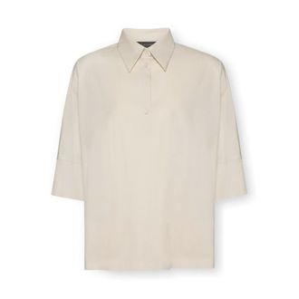 Elena Miro Damen, Blusen & Hemden, Beige, 3XLGr&ouml;&szlig;e
