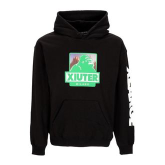 Iuter Leichter Kapuzenlogo-Hoodie Schwarz - - Sweatshirts & Hoodies - Herren - Schwarzk - M