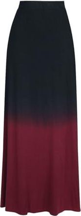 Black Premium by EMP Femme Jupe Noire-Rouge avec d&eacute;grad&eacute; L