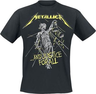 Metallica Générique Metallica Skull Moth Homme T-Shirt Manches Courtes Noir S 100% Coton Regular/Coupe Standard