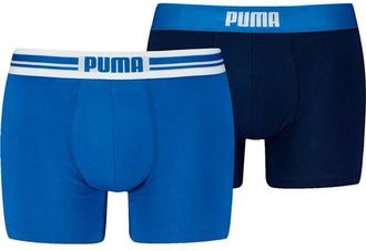 Puma Herren Unterhose EVERYDAY PLACED LOGO BOXER 2P