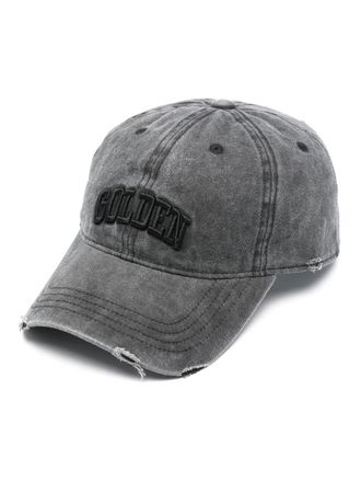 Golden Goose casquette &agrave; logo brod&eacute; - Gris