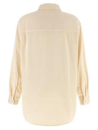 Christophe Lemaire Womens White Cotton Blouse