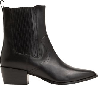 8 by YOOX LEATHER CHELSEA WESTERN ANKLE BOOT