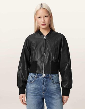 AllSaints Suri - Bomber - Noir