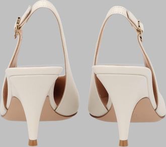 Gianvito Rossi Sofia Slingback Pump - White