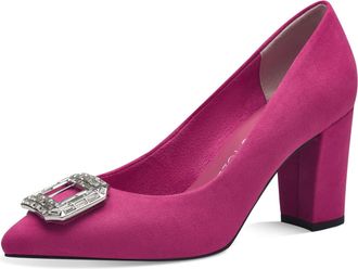 Marco Tozzi Damen Pumps Spitz Vegan, Rosa (Pink), 40 EU