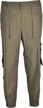 John Richmond Homme, Pantalons, Vert, Taille: M Cargo Pantalons