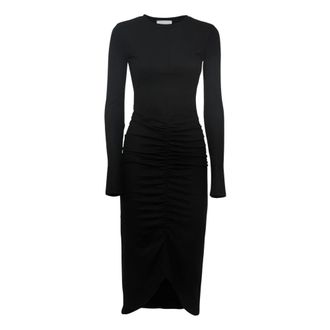 Isabel Marant Dylin Ruched Midi Dress - - Dresses - Damen - Schwarzk - 4XS