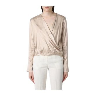 Kaos Kaos, Damen, Blusen & Hemden, Beige, LGr&ouml;&szlig;e