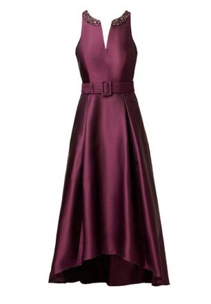 Adrianna Papell Abendkleid Mikado High Low Dress Anspruchsvolles und auff&auml;lliges Mikado-Abendkleid