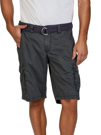 Timezone Cargo Shorts Herren mit Gürtel Regular Fit MaguireTZ Kurze Hosen Cargoshorts Sommer 100% Baumwolle, Größe:31, Farbe:Dark Ink Blue (3929)