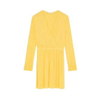 Patrizia Pepe Femme, Robes, Jaune, Taille: 40 FR Robe Courte