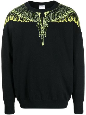 Marcelo Burlon pull Icon Wings - Noir