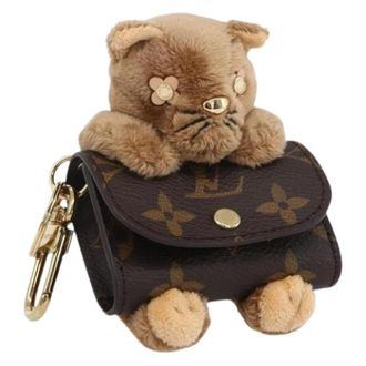 Louis Vuitton Pre-owned Canvas Schl&uuml;sselhalter - - Pre-owned - Damen - Braun - ONE SIZE