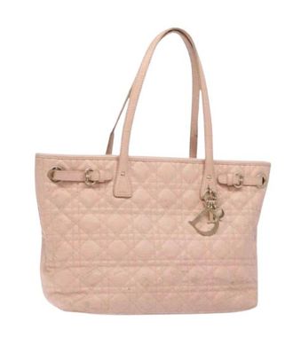 Dior Chanel Pink Leather Tote