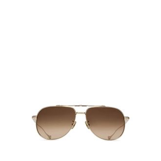 Cutler and Gross unisex, Accessoires, Jaune, Taille: 60 MM Sloane Pilot Lunettes de soleil
