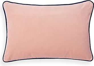 Bassetti Uni Kissenhülle zu Tischwäsche - Velour aus 90% Baumwolle, 10% Polyester in der Farbe Cipria P1, Maße: 40X60 cm - 9324594