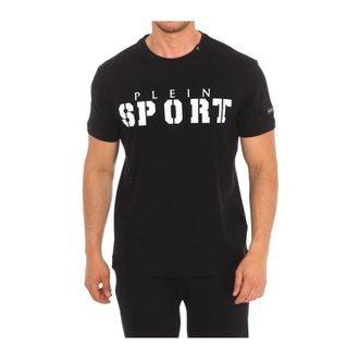 Plein Sport Homme, Tops, Noir, Taille: M T-shirt à manches courtes avec impression Claw