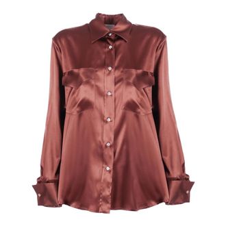 Mazzarelli Damen, Blusen & Hemden, Braun, LGr&ouml;&szlig;e