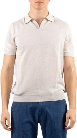 Gran Sasso Homme, Tops, Blanc, Taille: 2XL Polo