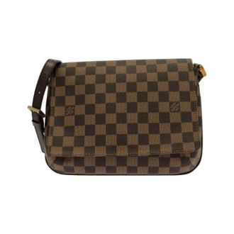 Louis Vuitton Pre-owned Musette Tango Damier Shoulder Bag - Femme - Pre-owned - Brun - Taille: ONE Size